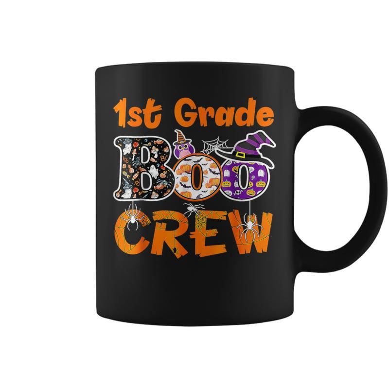 1St Grade Boo Crew Halloween Costume Teacher Student Coffee Mugs ...
