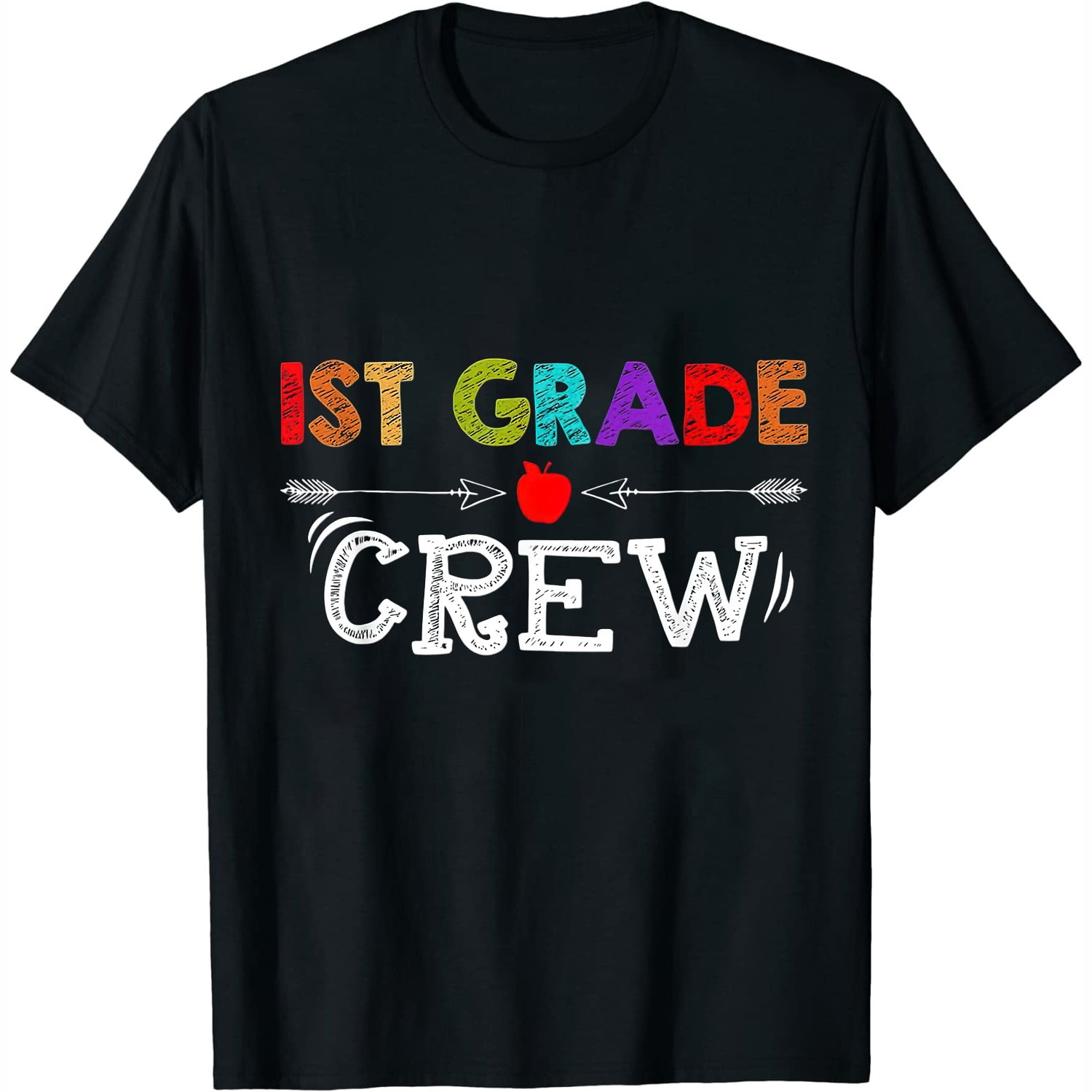 1St Grade Crew Kindergarten Teacher First Day Of School T-Shirt ...