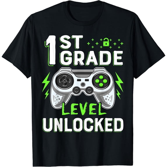 1St Grade Level Unlocked Video Game Back To School T-Shirt - Walmart.com