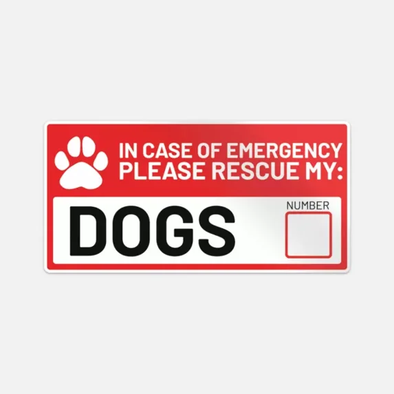 1St Responder Emergency Dog Dogs Puppy Rescue Sticker Phone Decal Water ...