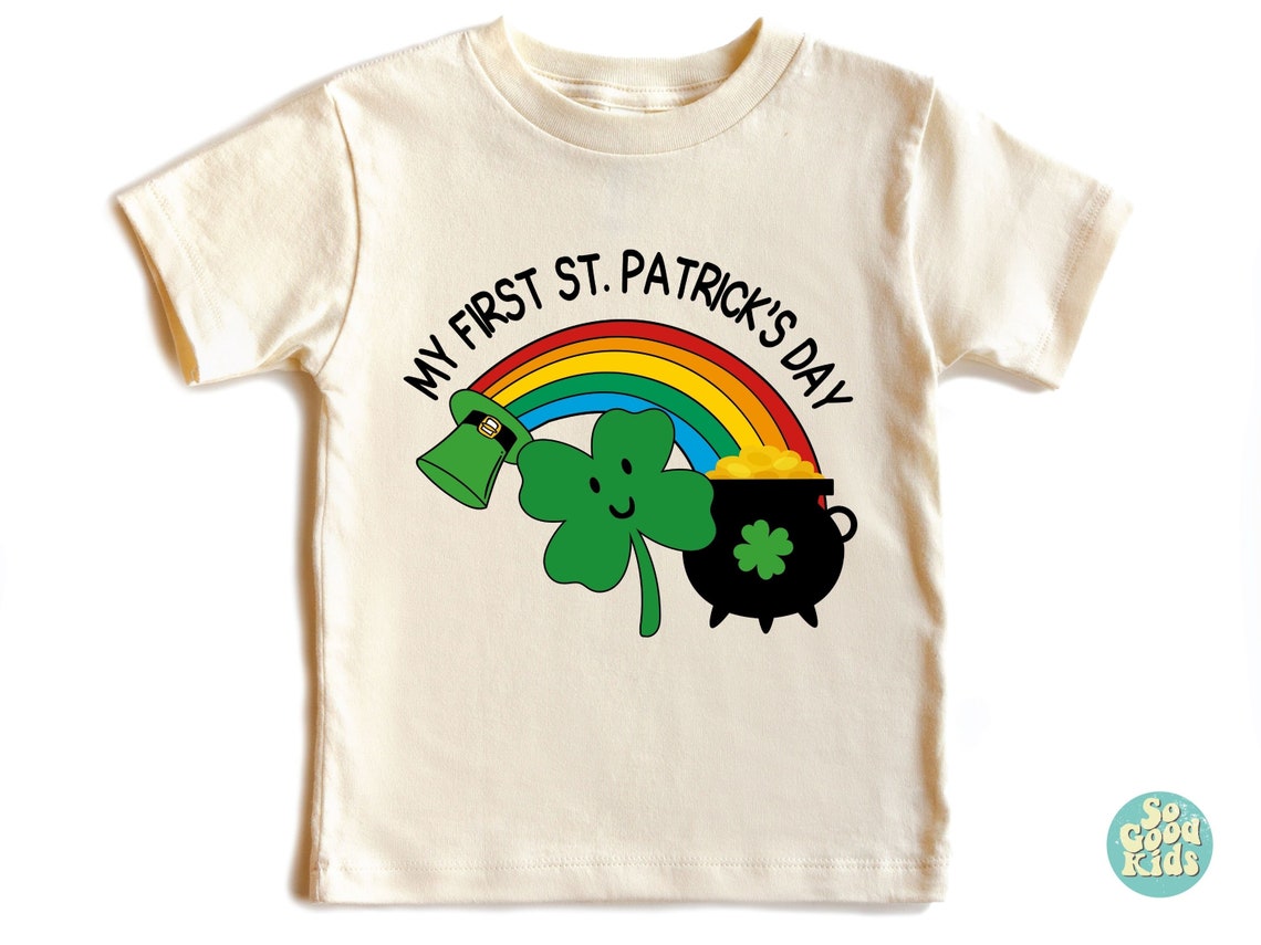 1St St Patricks Day Shirt, One Lucky Dude Kids Shirt, Toddler Shirt, My ...