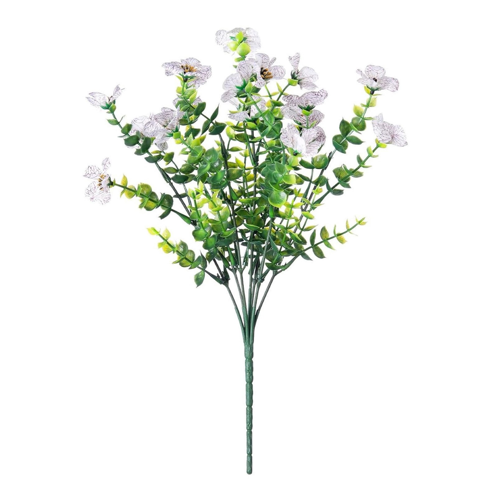 1Stem Artificial Eucalyptus Violet Household Imitation Fake Flowers For ...