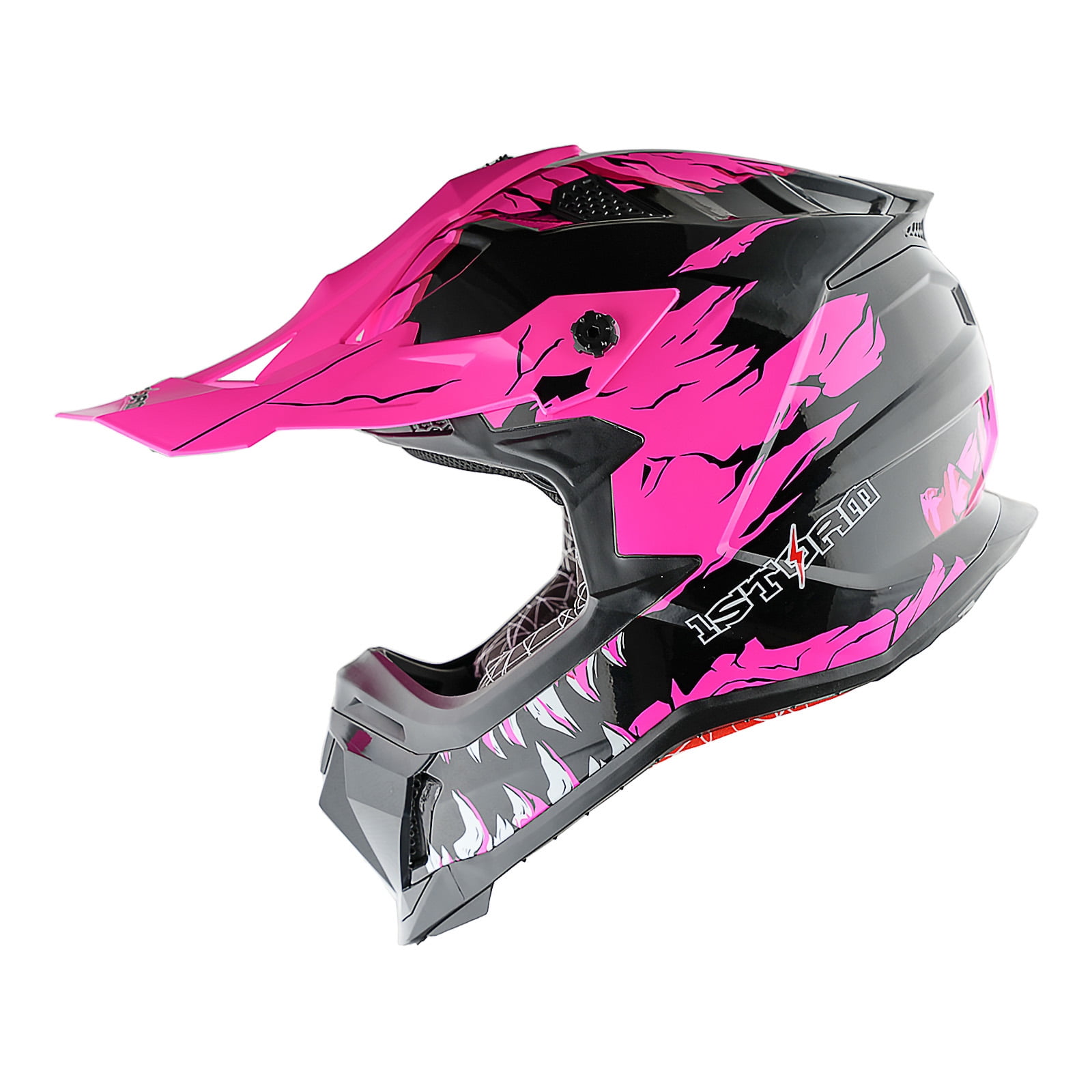 1Storm Adult Motocross Helmet ATV Dirt Bike BMX MX Downhill Mountain Helmet Track Style JH601 ...