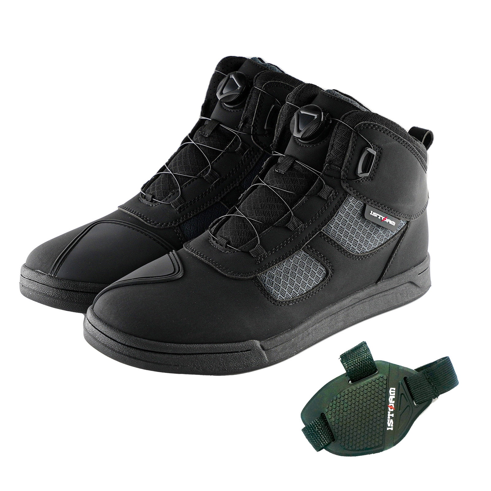 1Storm Men's Motorcycle Streetbike Casual Water-Proof Racing Boots HW ...