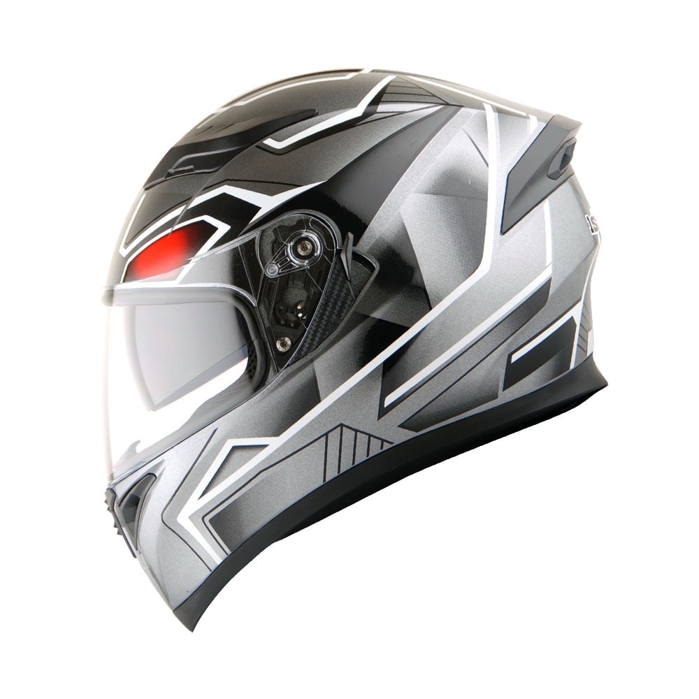 1Storm Motorcycle Full Face Helmet Street Bike Dual Visor/Sun Shield N ...