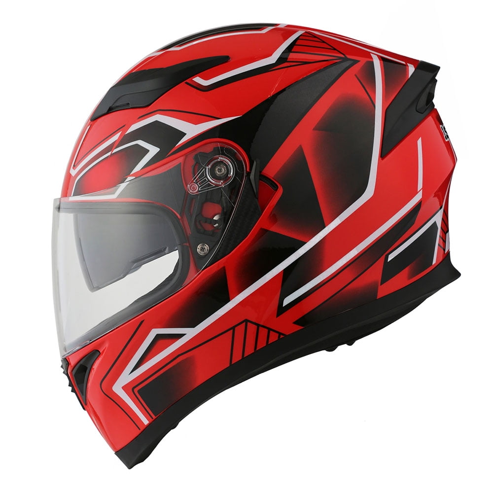1Storm Motorcycle Full Face Helmet Street Bike Dual Visor/Sun Shield N ...