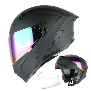 1Storm DOT Approved Motorcycle Full Face Helmet with Dual Visor, Street ...
