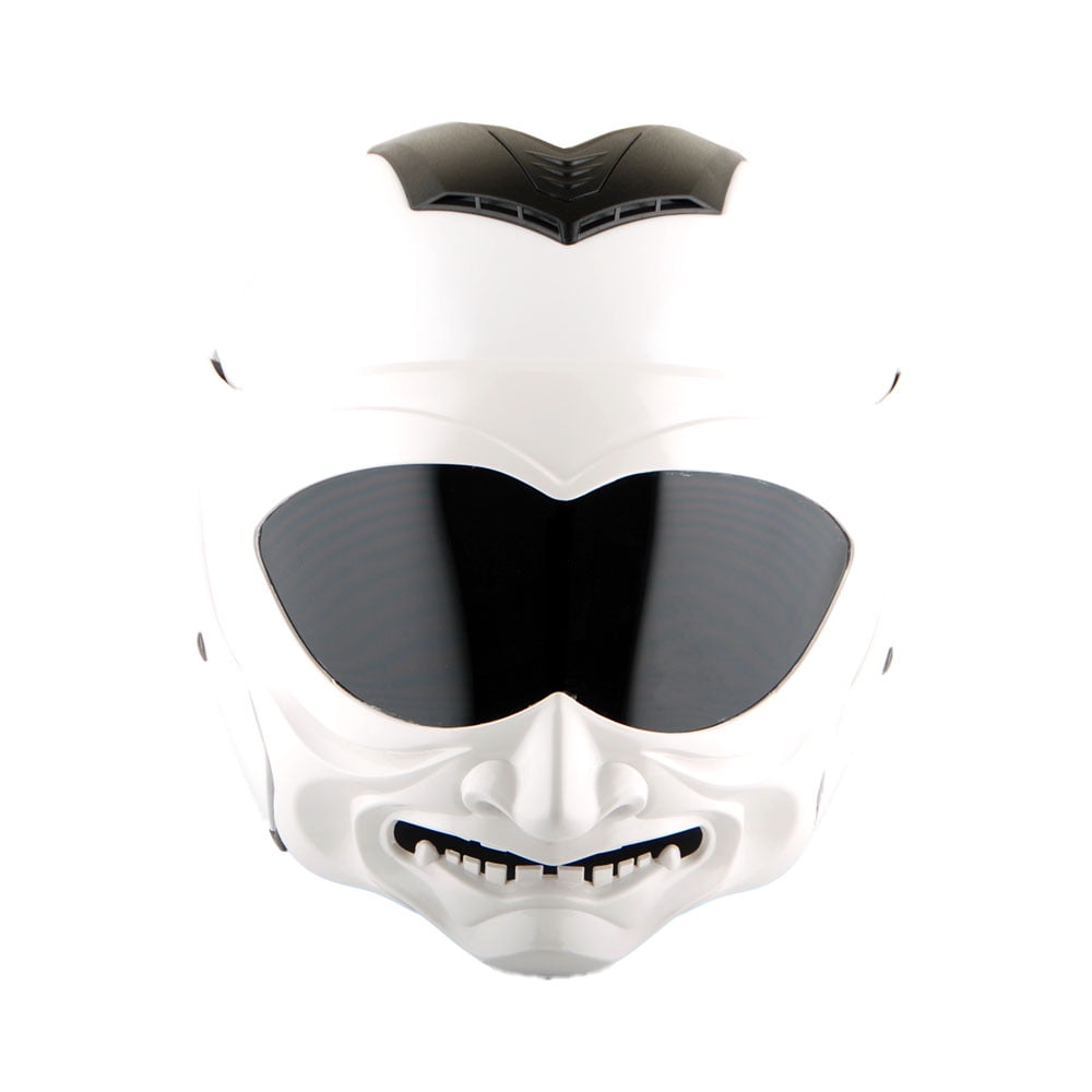 1Storm Motorcycle Open Face Fiber Glass Dual Visor Helmet HB_609 ...