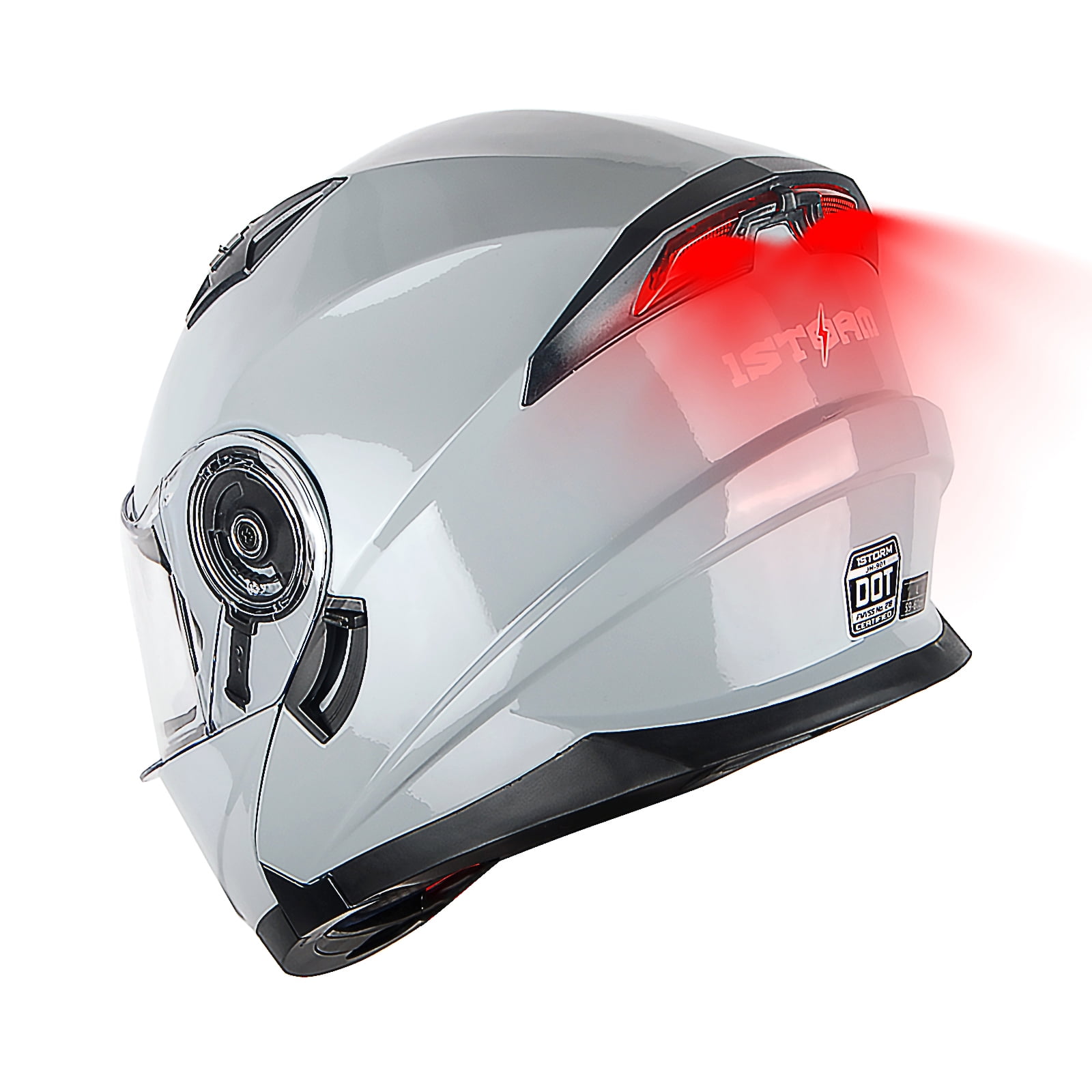 1Storm New Motorcycle Bike Modular Full Face Helmet Dual Visor Sun ...