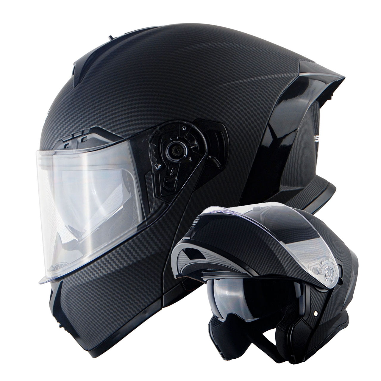 1Storm New Motorcycle Bike Modular Full Face Helmet Dual Visor Sun ...