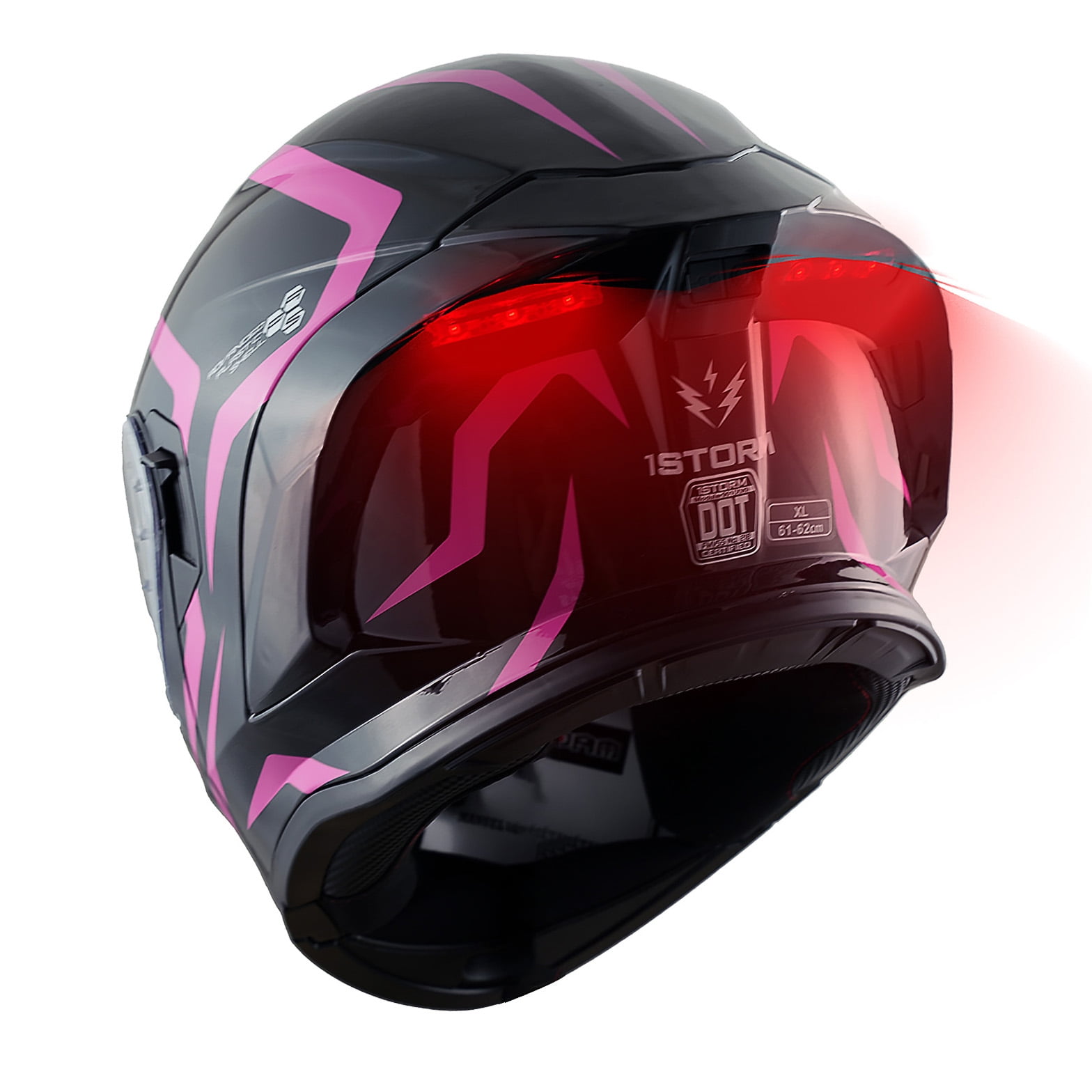1Storm New Motorcycle Bike Modular Full Face Helmet Dual Visor Sun ...