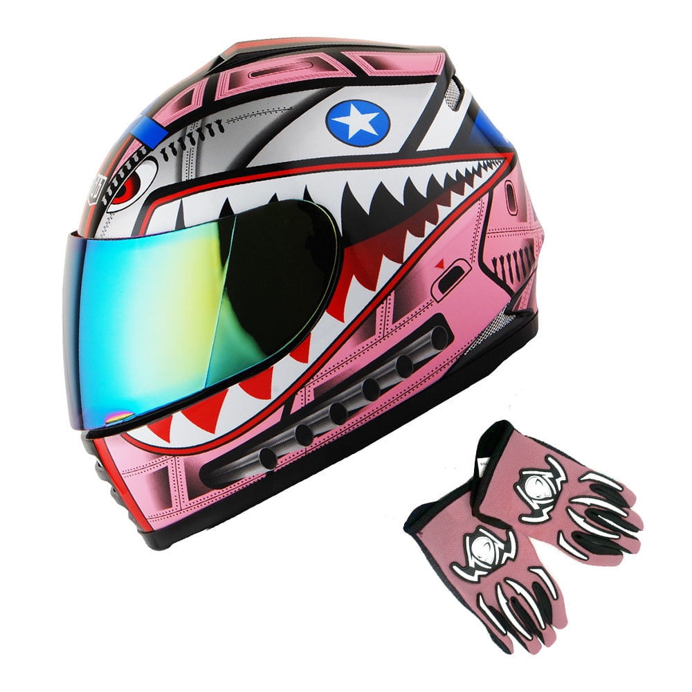 1Storm Youth Kids Motorcycle Full Face Helmet B15 Street Bike BMX MX ...