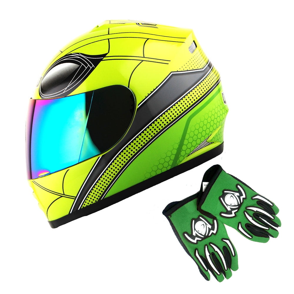 1Storm Youth Kids Motorcycle Full Face Helmet B15 Street Bike BMX MX ...
