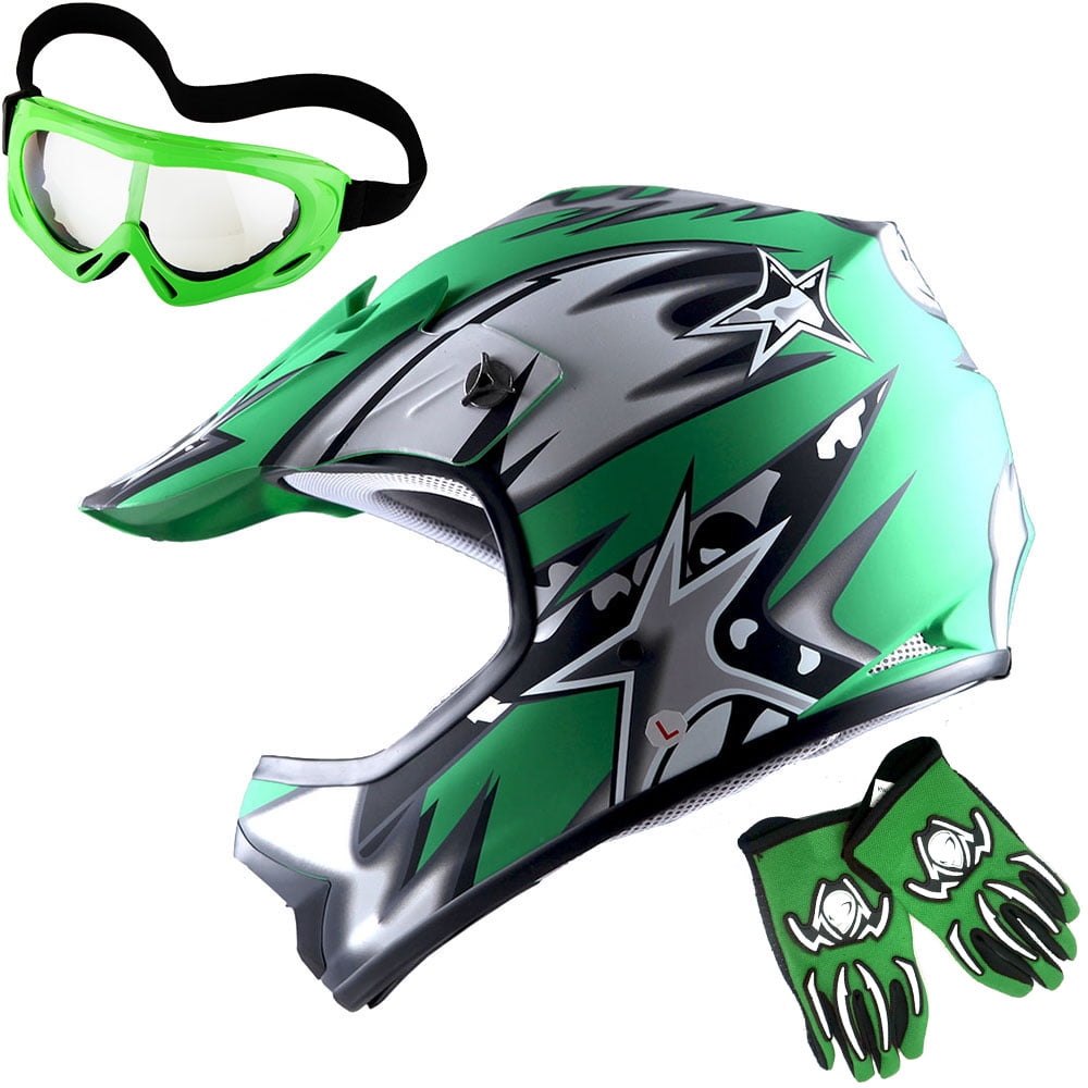 1Storm Youth Motocross Helmet BMX MX ATV Dirt Bike Helmet HBOY Matt ...