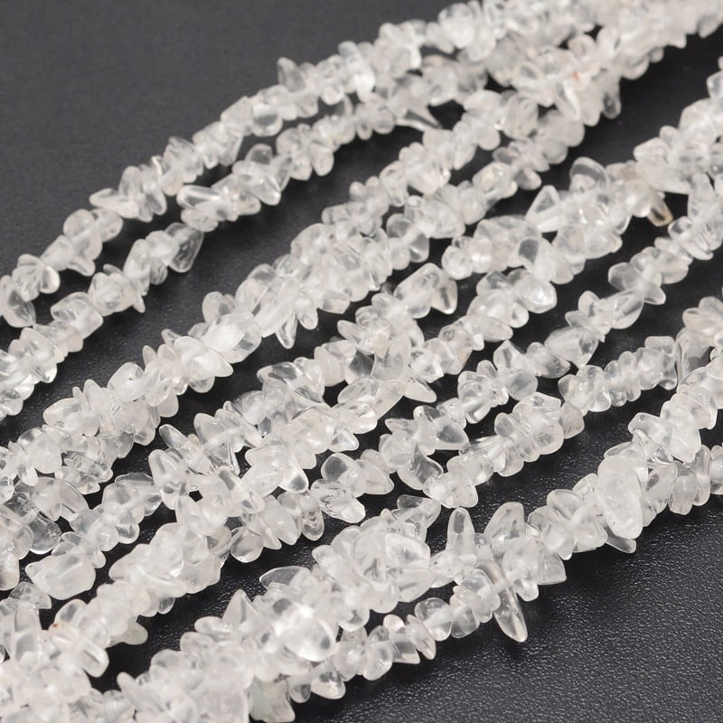 1Strand Chips Natural Quartz Crystal Beads Strands Rock Crystal Beads 3 ...