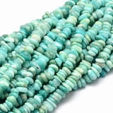 1Strand Natural Amazonite Chip Beads Strands 4~14x4~12mm Hole: 1mm ...