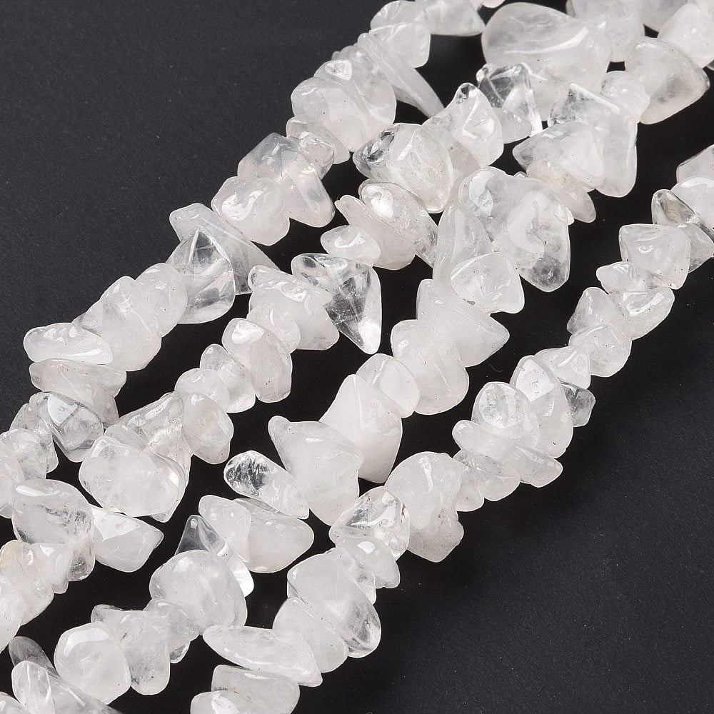 1Strand Natural Quartz Crystal Chips Beads Strands Rock Crystal Beads ...