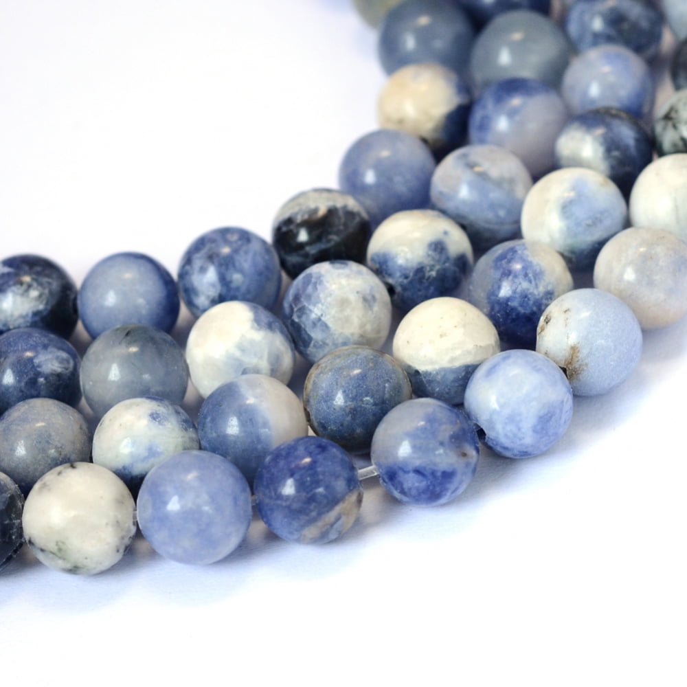 1Strand Natural Sodalite Round Bead Strands 4~4.5mm Hole: 1mm 96pcs ...