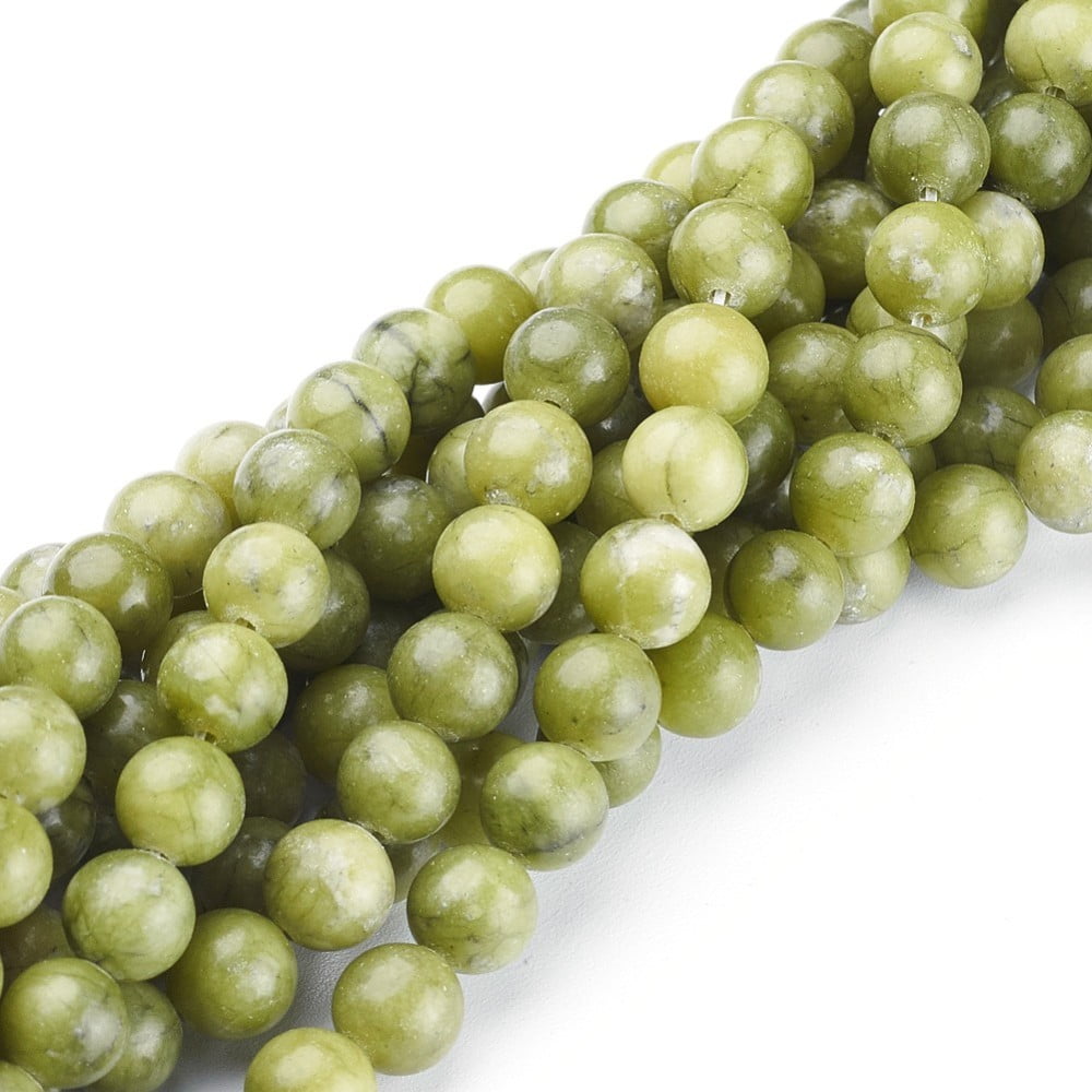 1Strand Natural Taiwan Jade Beads Strands Natural Energy Stone Healing ...