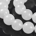 1Strand Natural White Jade Bead Strands Round White 8mm Hole: 1mm about ...