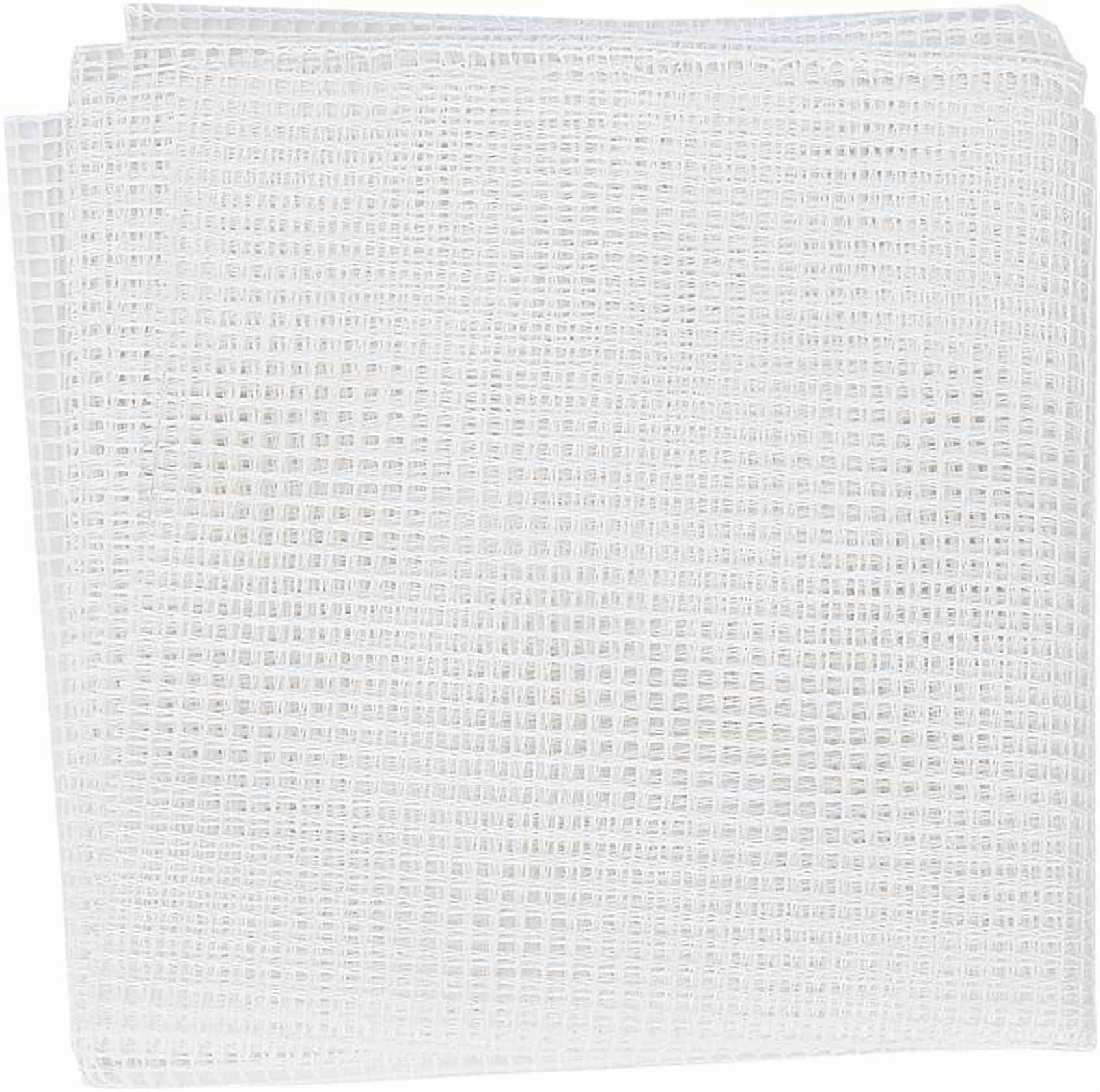 1Strands 39.37 Inch Square White Stitch Mesh Fabric Wide Embroidered ...