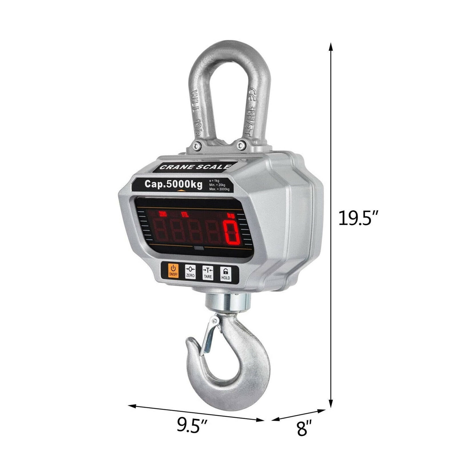 1T 3T 5T Digital Crane Scales With Remote Control Mini Bascula Balance ...