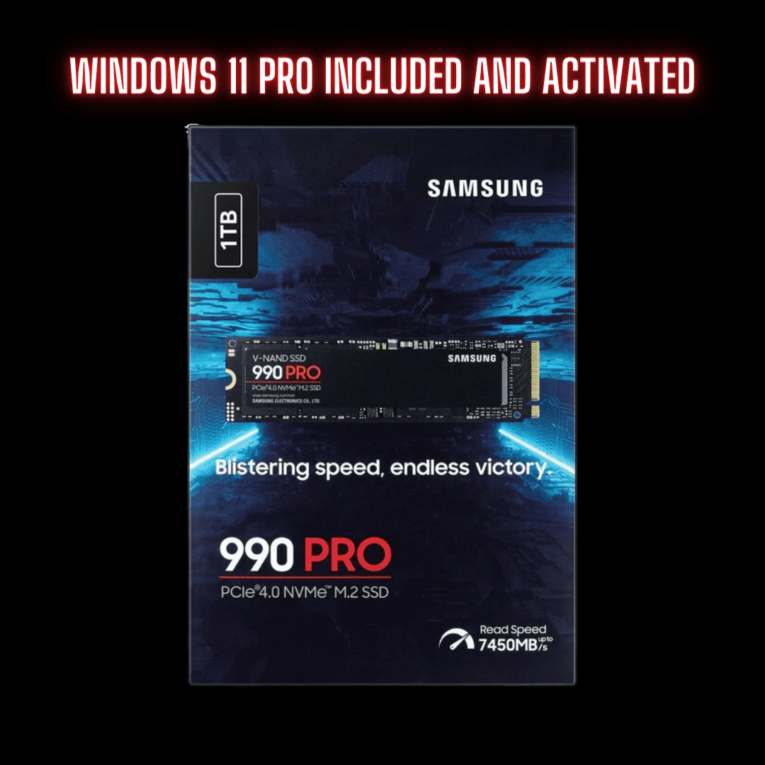 1TB 990 Pro M.2 SSD With Windows 11 Pro Pre Installed and Activated1TB ...