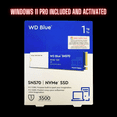 1TB SN570 M.2 SSD With Windows 11 Pro Pre Installed and Activated ...