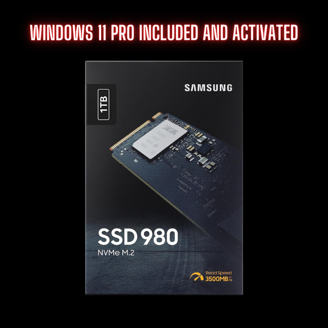 1TB Samsung 980 M.2 SSD With Windows 11 Pro Pre Installed and Activated - Walmart.com