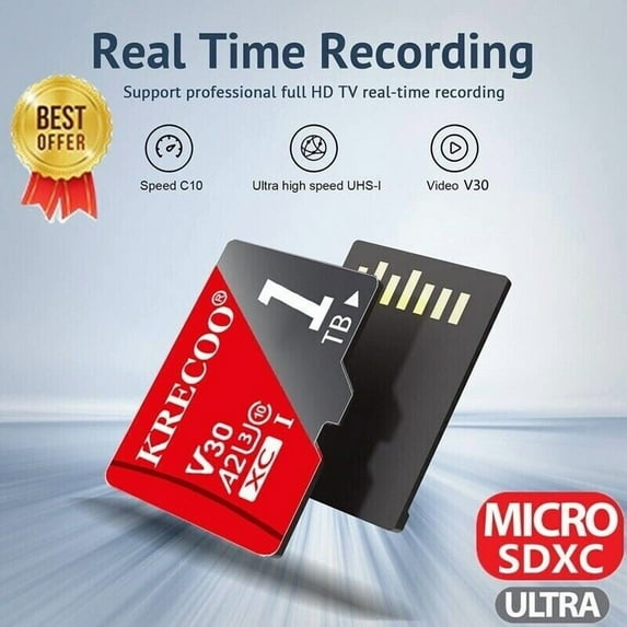 1TB Ultra Micro SD Memory Card 1024GB Class10 U3 Flash TF Card for Dash ...