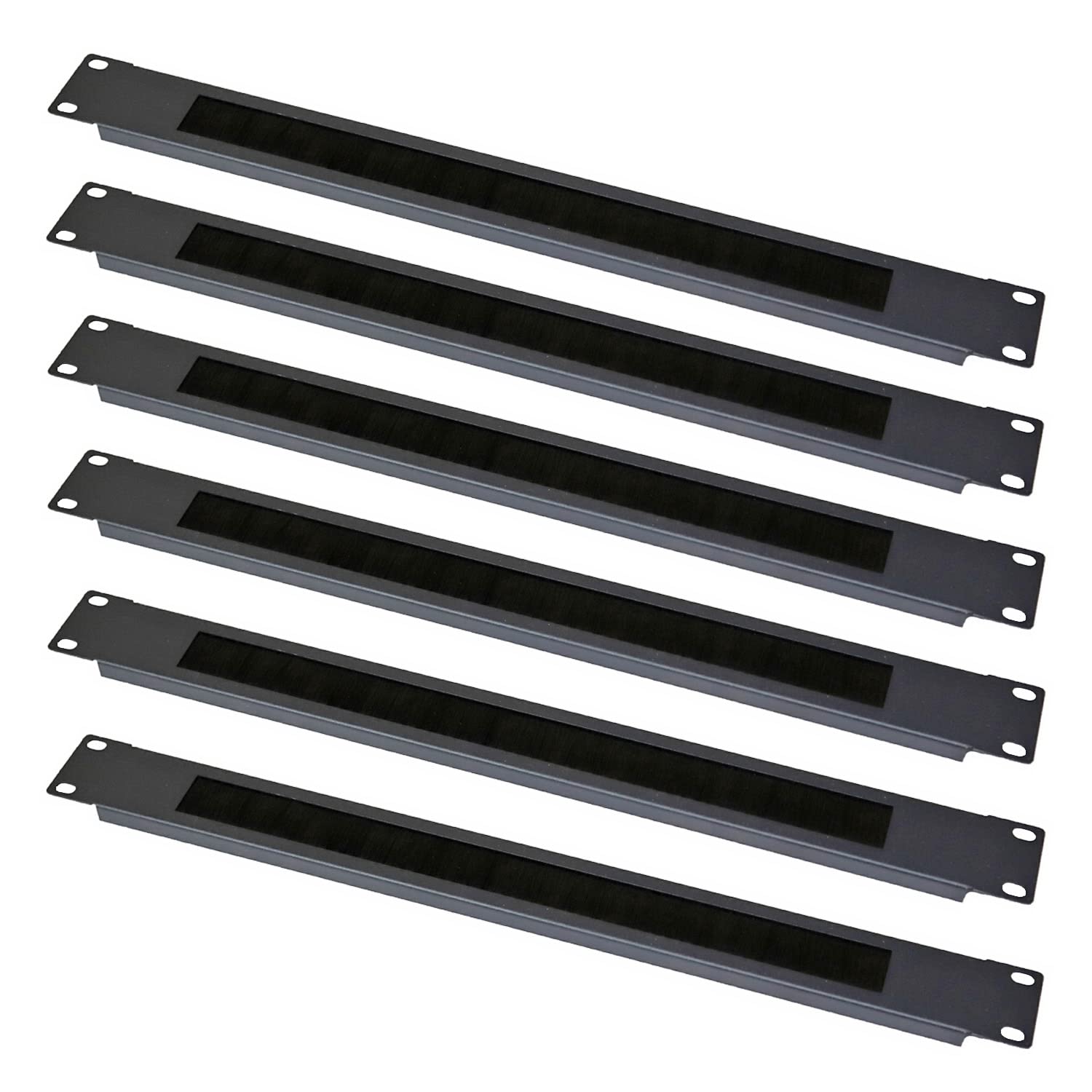 1U Brush Type Cable Management Horizontal Cable Manager Rack Mount ...