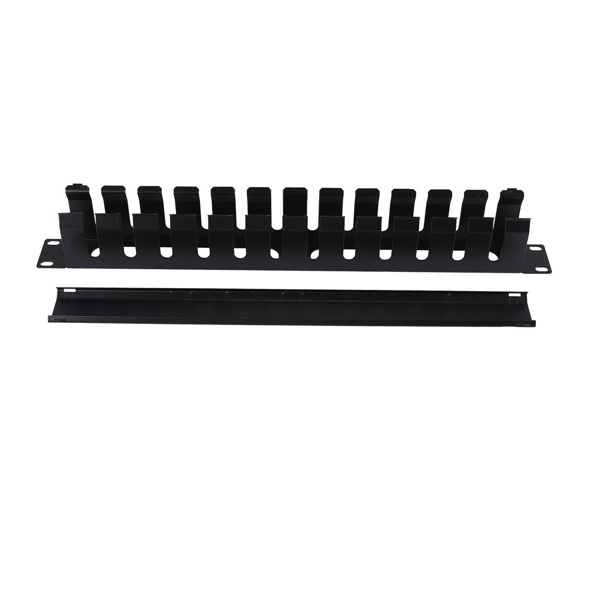 1U Cable Management Horizontal Mount 19 Inch Server Rack , 12 Slot ...