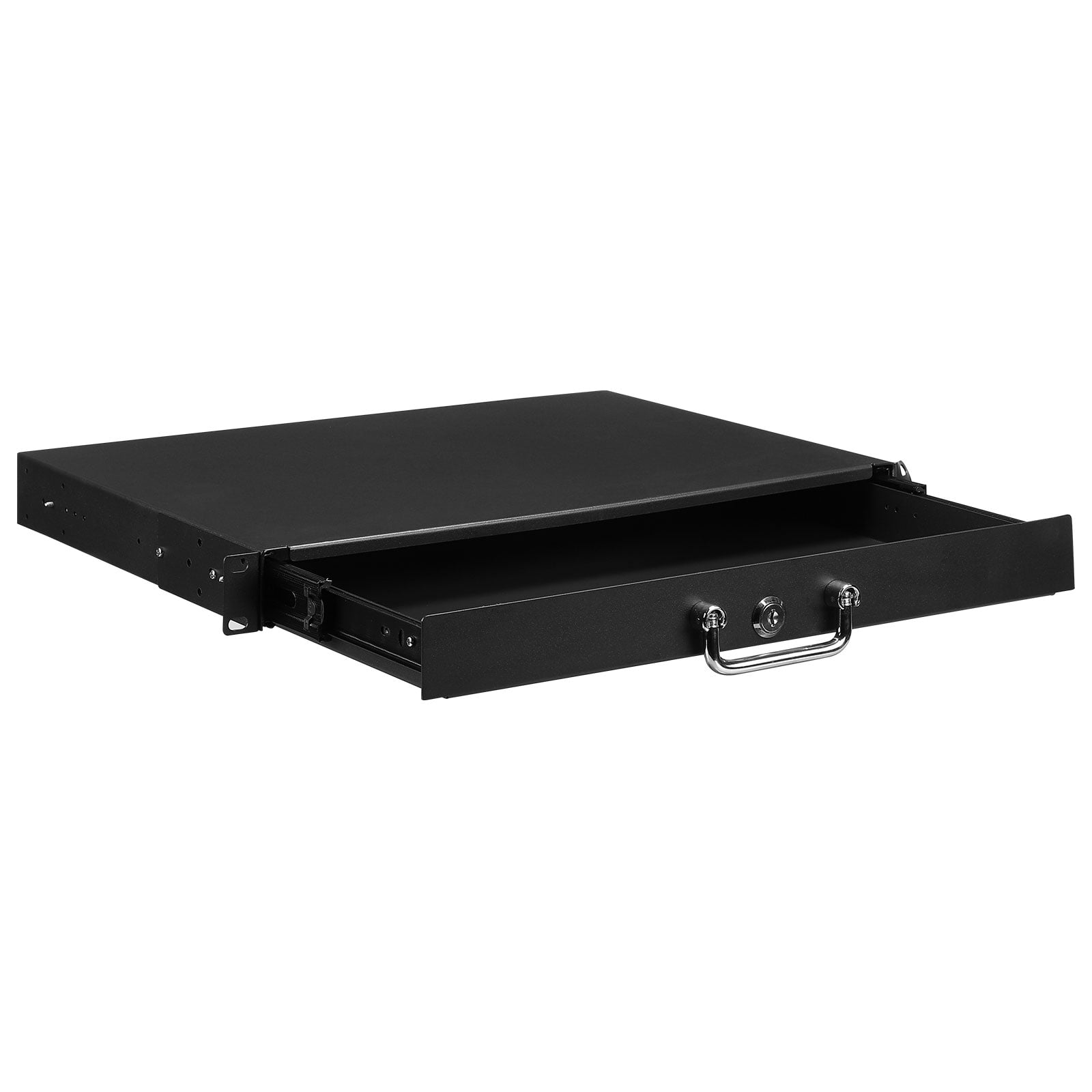 1U Rack Mount Drawer for 19 Inch AV/Network/DJ Equipment Racks Cabinets ...