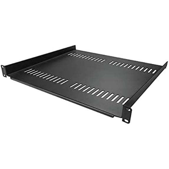 1U Server Rack Shelf - Universal Vented Rack Mount Cantilever Tray for ...