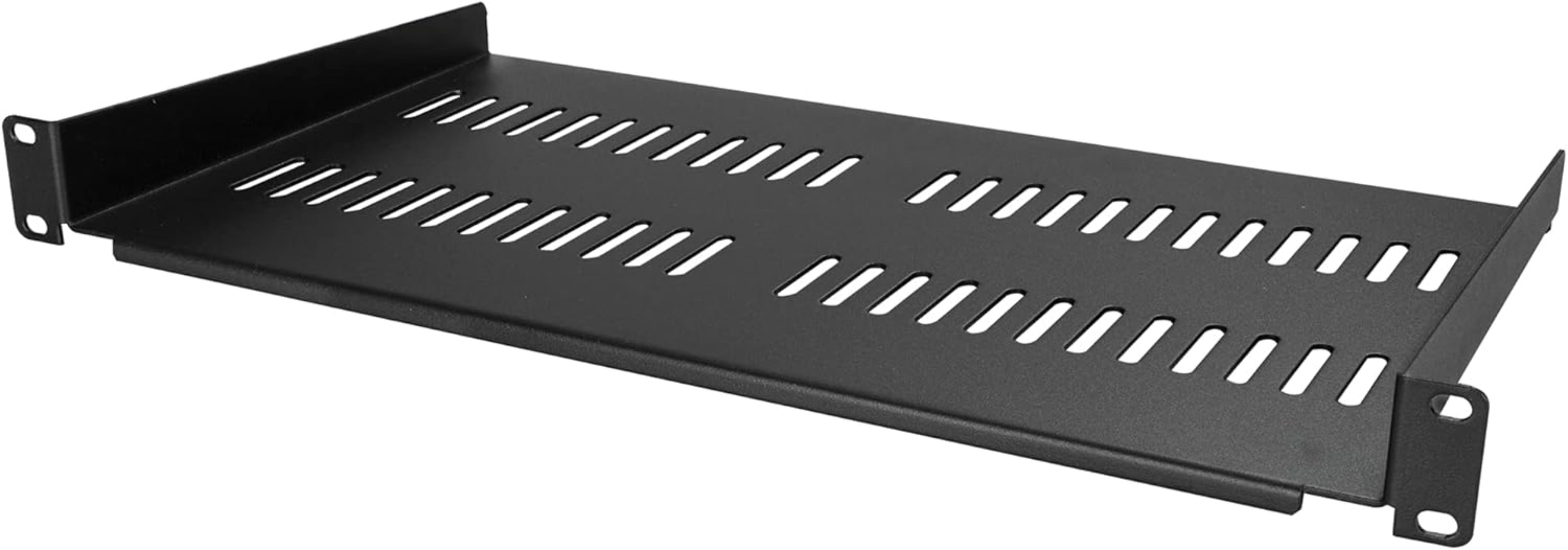 1U Server Rack Shelf - Vented Rack Mount Cantilever Tray for 19 ...