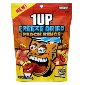 Trolli Peachie O's Gummy Rings, Sweet and Sour Flavor, 12 Count - 4.25 ...