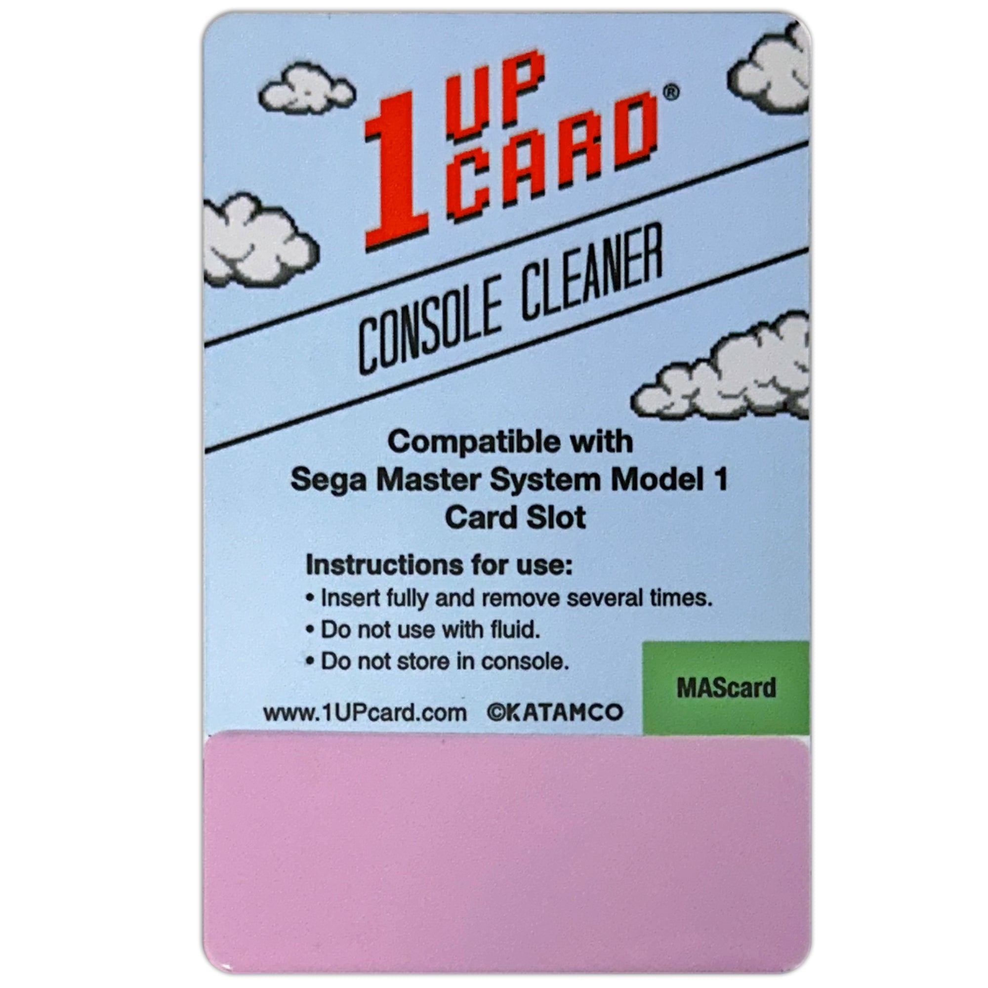1UPcard™ Video Game Console Cleaner Compatible with Sega Master System ...