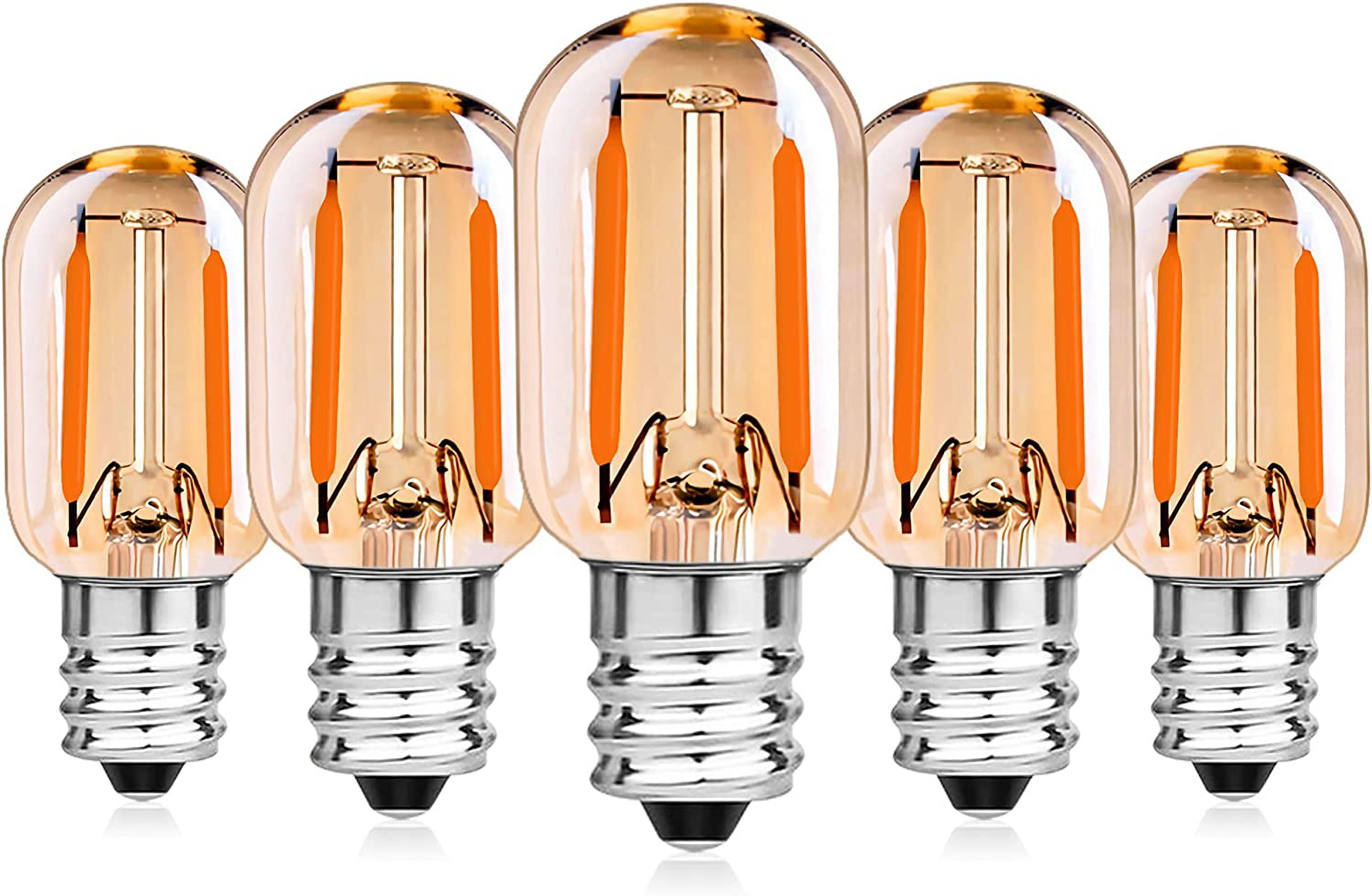 1W E12 LED Filament Bulbs Ultra Warm White 2200K Equivalent to 10W ...