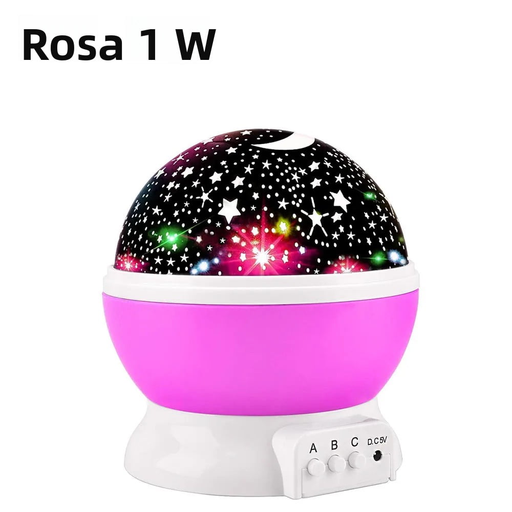 1W Star Projector Night Light for Boys and Girls, Rotating LED Wall ...
