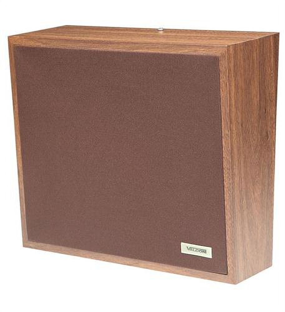 1Way Wall Speaker - Walnut Paging and Intercom Speakers - Walmart.com