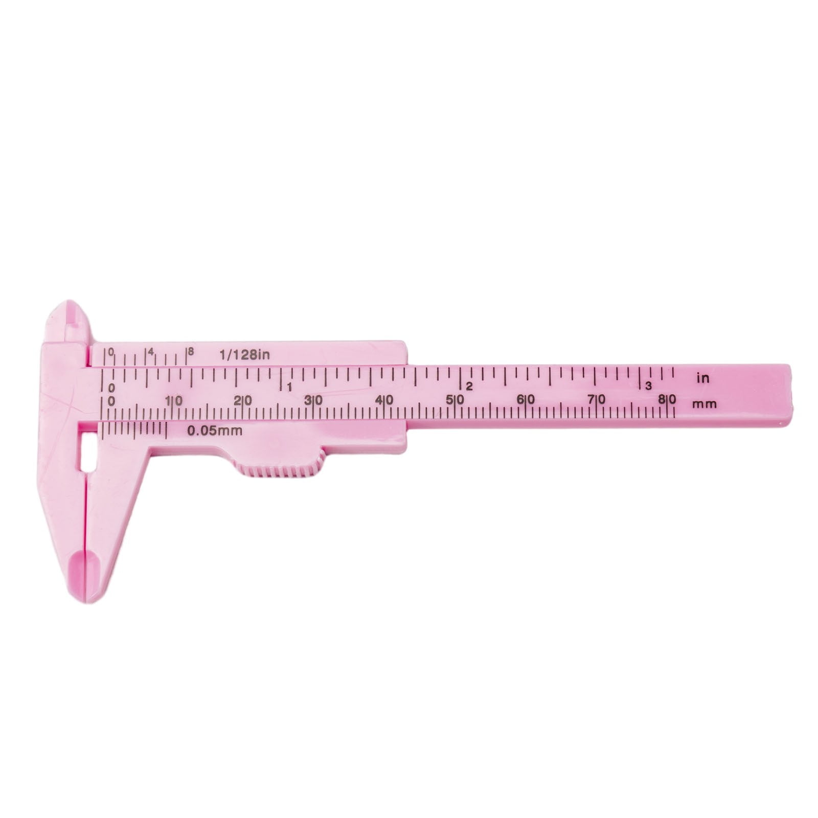 1X 0-80Mm Plastic Sliding Vernier Caliper Gauge Measure Tool Double ...