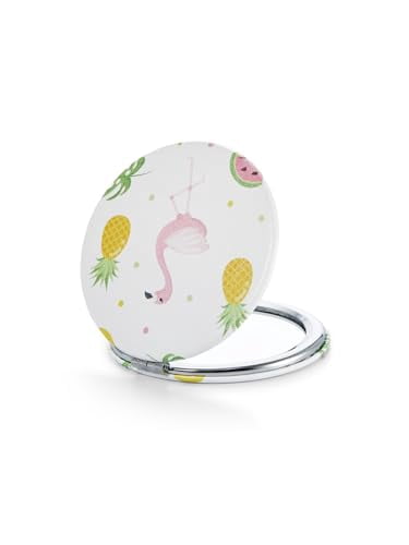 1X/10X Compact Magnifying Mirror, Unique Painting Pocket Mirror with ...