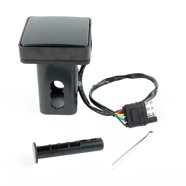 CZC AUTO Red Lens Trailer Hitch Cover with 12 LED Brake Light Fit 2 ...