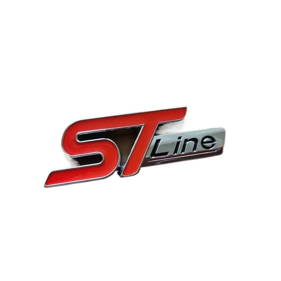 1X 3D Metal 9.2cm ST Line STLine Emblem Car Trunk Sticker Accessories ...