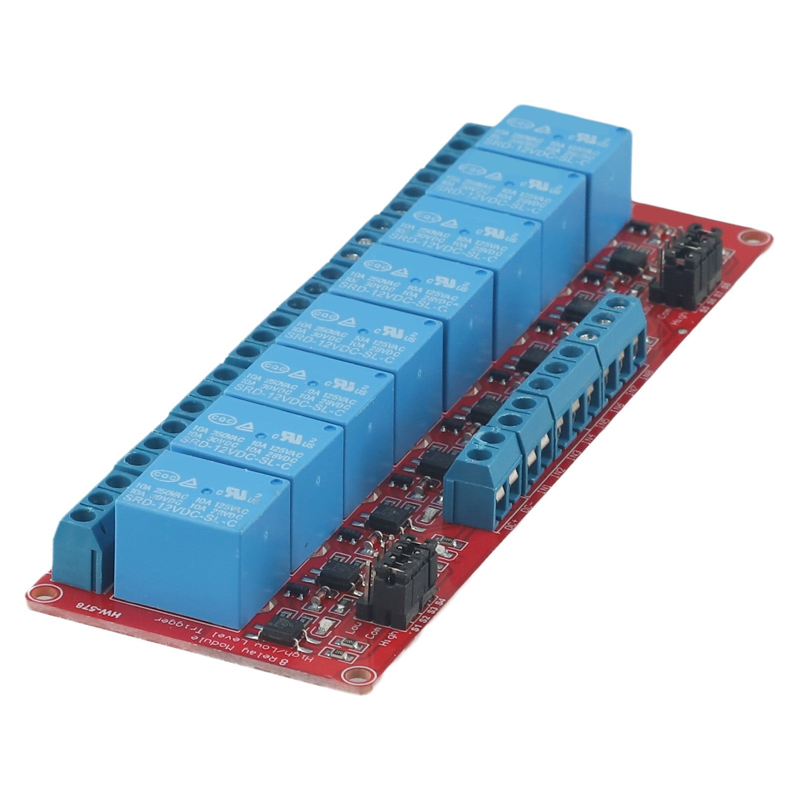 1X 8Channel Relay Module High And Low Level Trigger Relay Control W ...