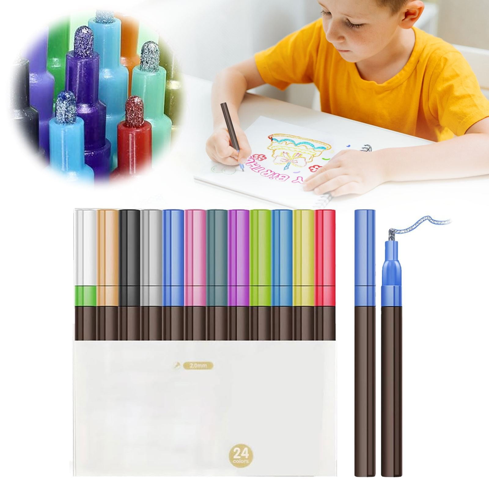 1X Artwalker 24 Color Double Line Outline Pen Double Line Marker 2024 ...