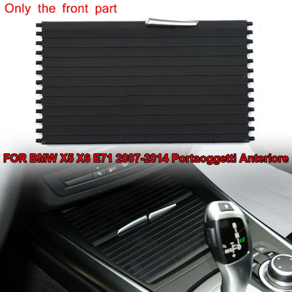1X Car Front Storage Box Console Roller Blind Cover For Bmw X6 E70 E71 ...