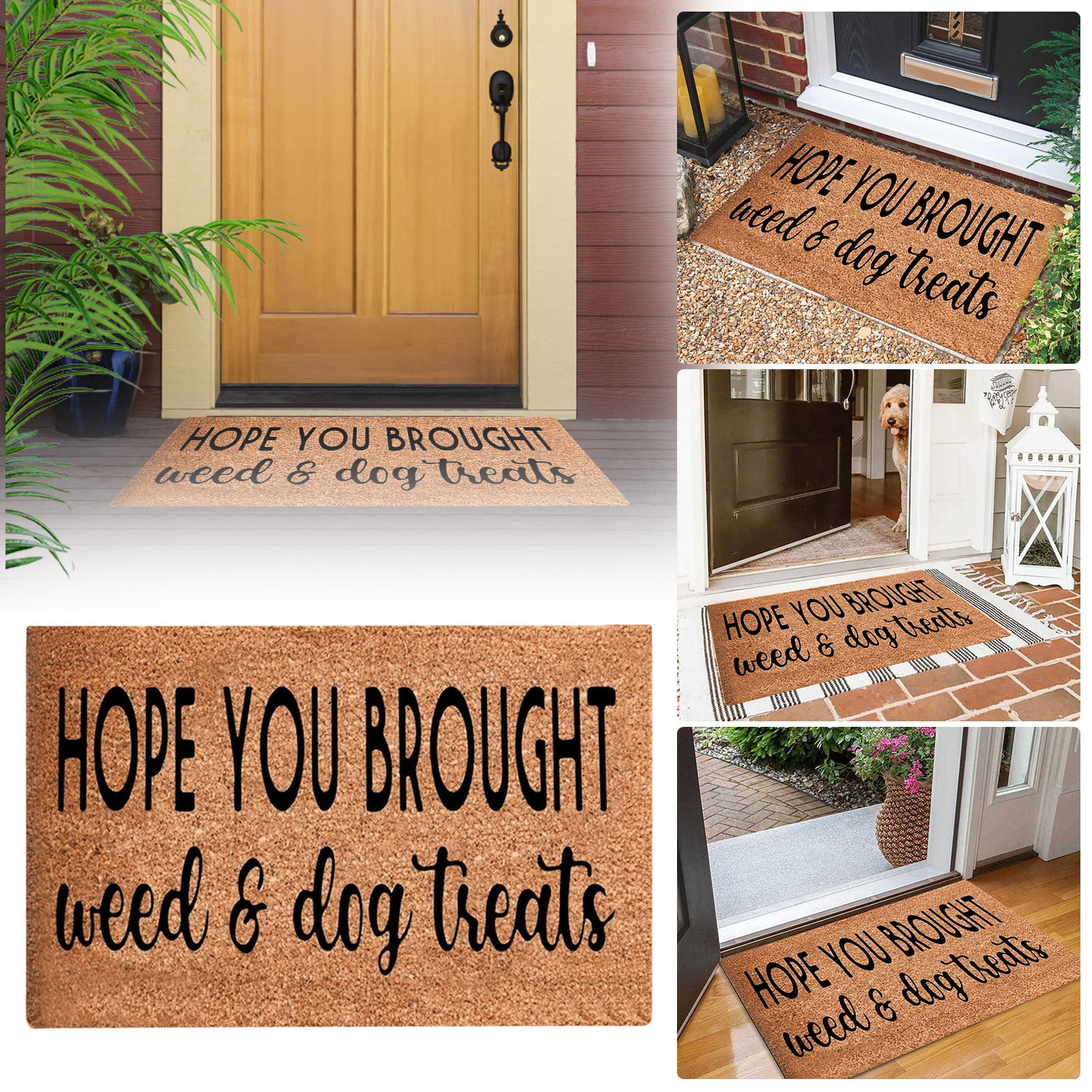 1X Carpet Funny Words Rug Indoor Outdoor Front Porch Doormat 60 * 40Cm ...