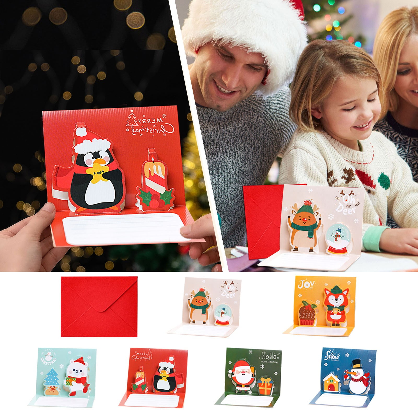 1X Christmas 3D Greeting Card Clearance! Nomeni 3D Three Dimensionals ...