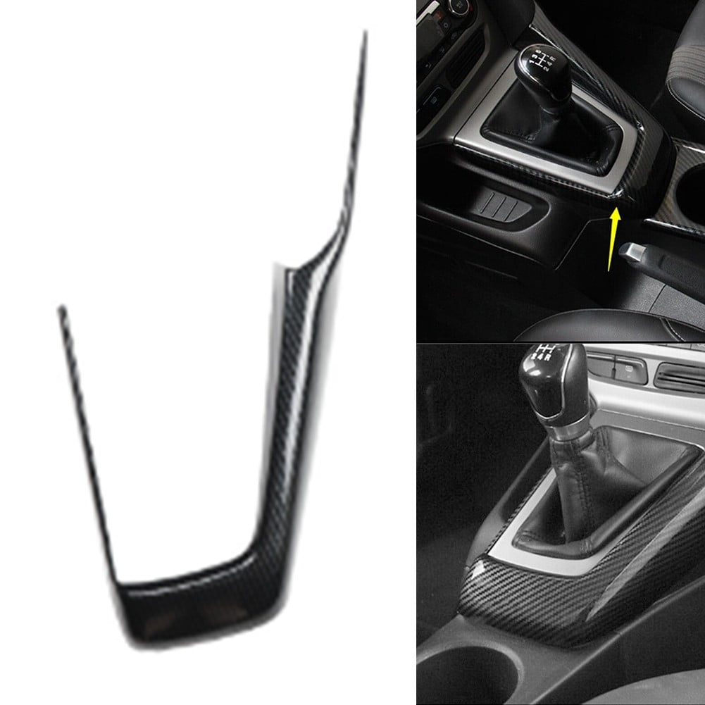 1X Console Gear Shift Frame Trim For Ford For Focus2012-2014 ABS Carbon ...